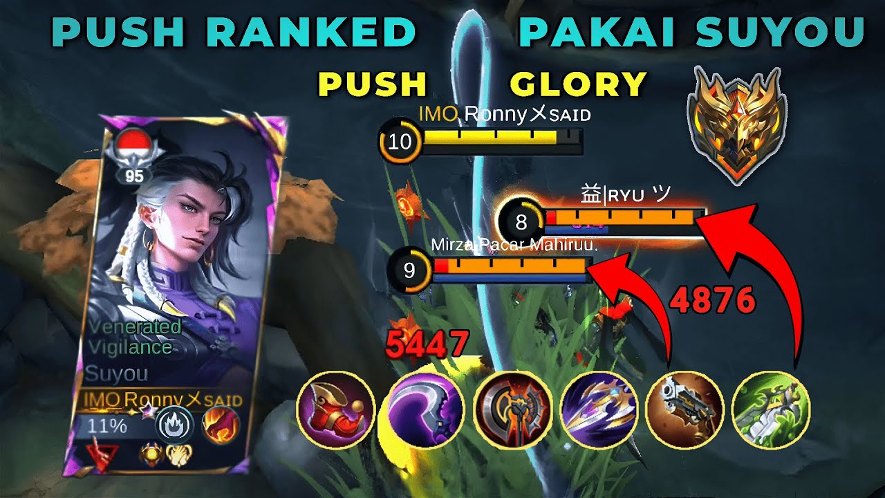 PUSH RANKED MOBILE LEGENDS || PUSH GLORY - YouTube