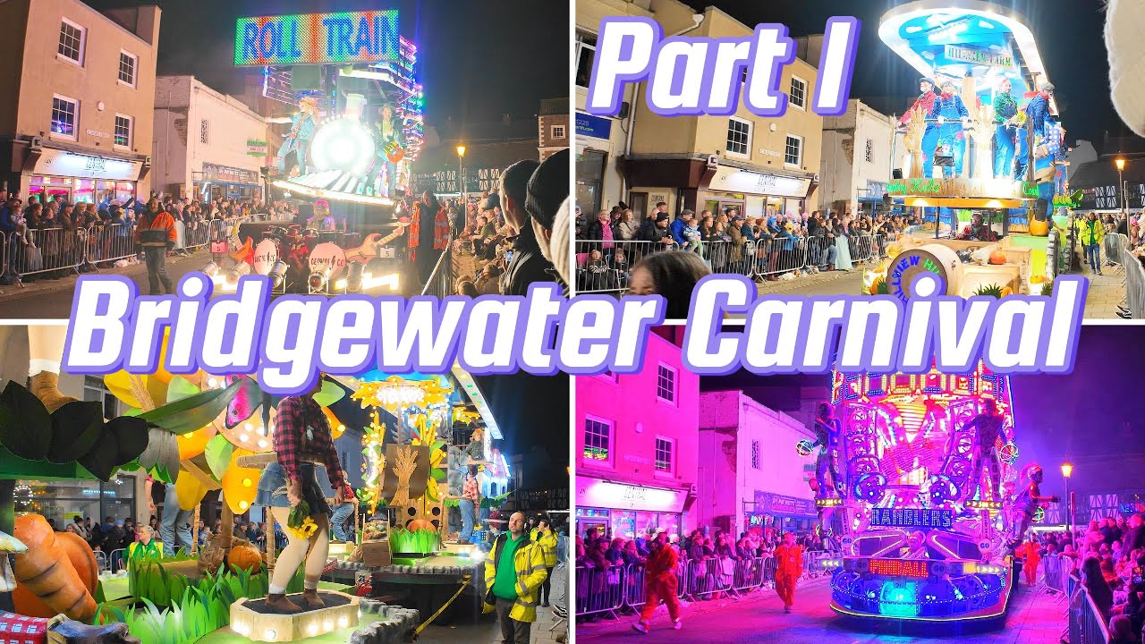 4K UHD Bridgwater Carnival 2024 Somerset England UK Part 1 | Famous ...
