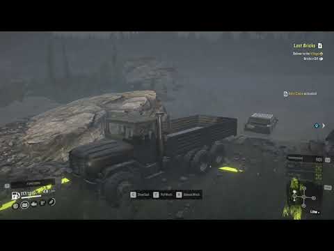 SnowRunner gameplay ANK MK38 Best Truck ? Help Cable mission 60 fps ...
