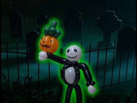 Jack Skellington Balloon - YouTube