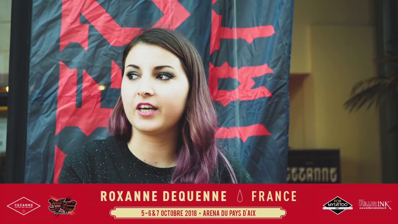 ROXANE DUQUENNE Cezanne Tattoo Ink 2018 - YouTube