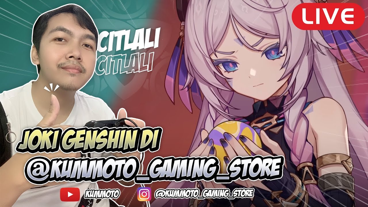 🔴(LIVE) JOKI EKSPLORE MONDSTADT BANG NYOMAN di @kummoto_gaming_store ...