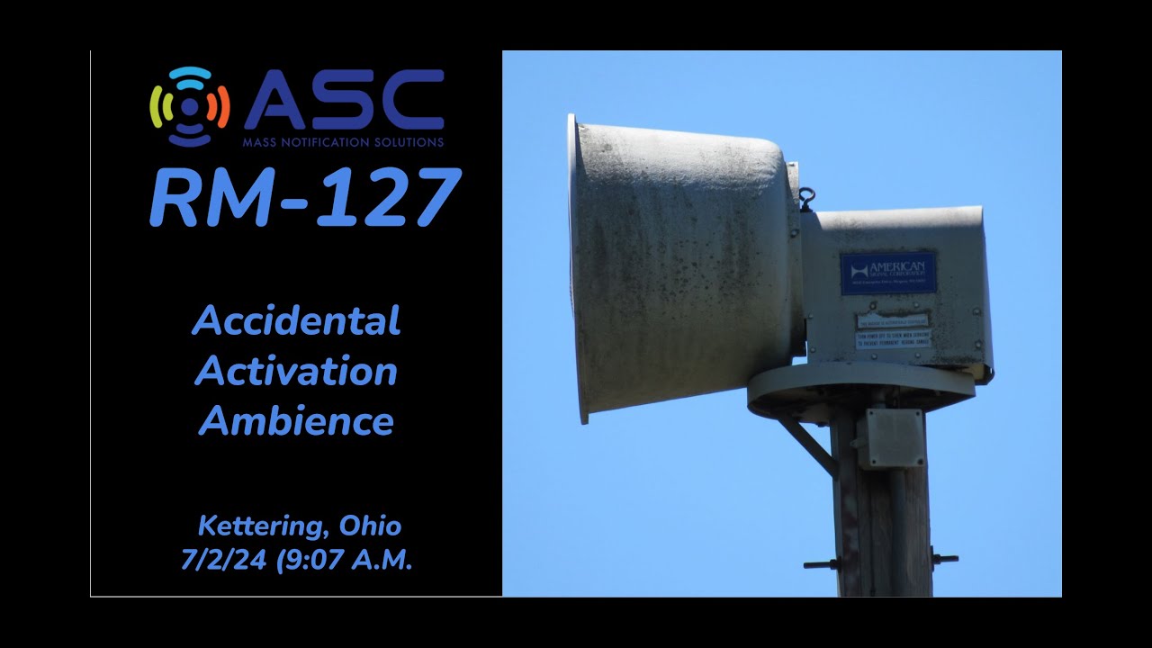 A.S.C RM-127 | Alert, Accidental Activation Ambience | Kettering, Ohio ...