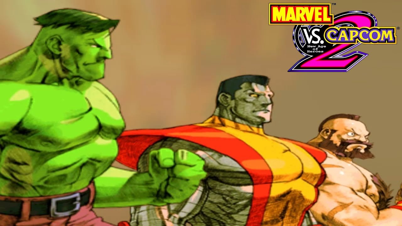 Marvel VS Capcom 2 Colossus Hulk and Zangief Playtrough - YouTube