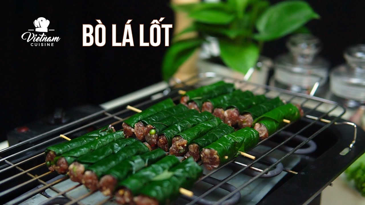 Bò Lá Lốt | Grilled Beef in Piper Lolot Leaves | #StayHome with ...