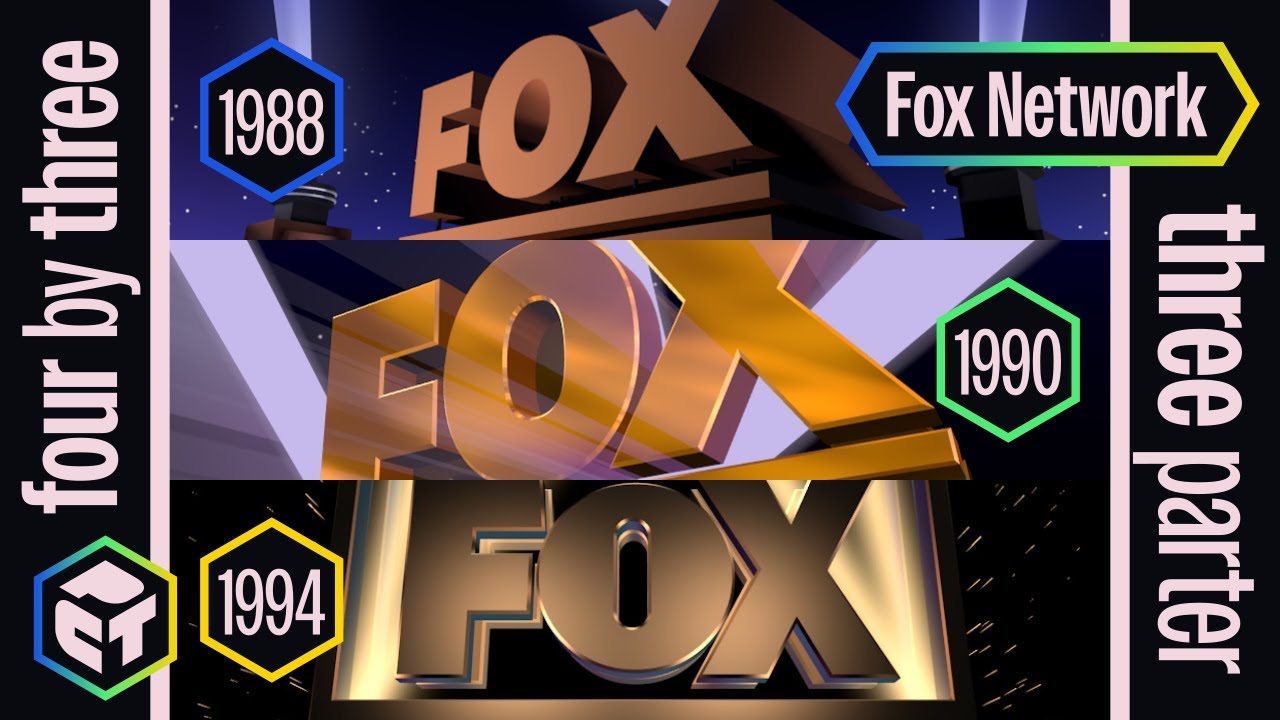 Fox Network (1988, 1990, 1994) logo remakes - YouTube