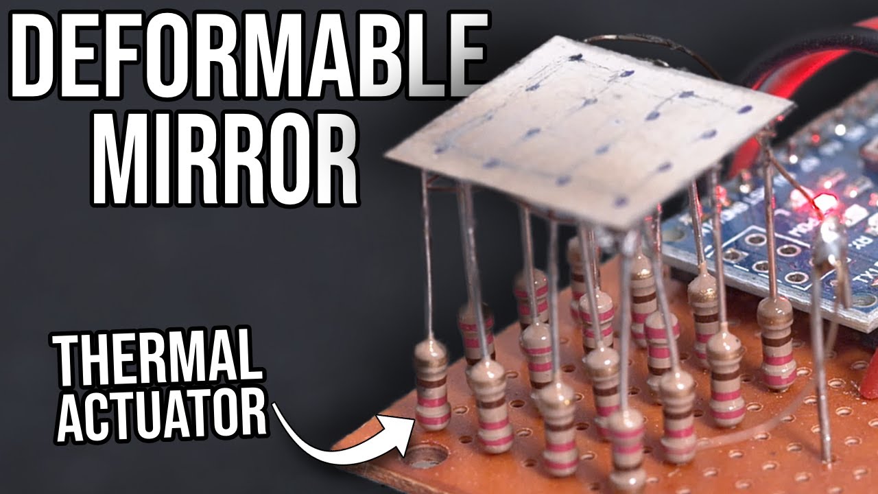 Moving mirrors with heat - YouTube