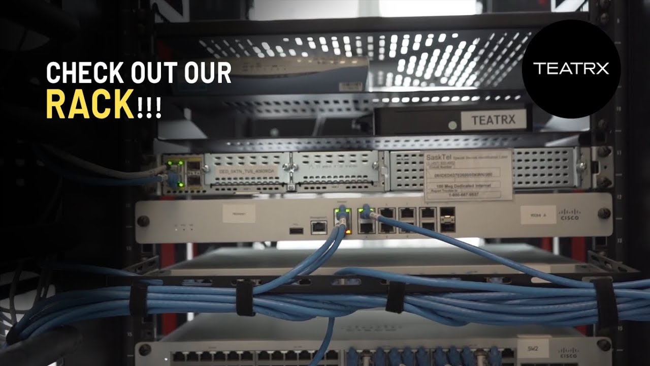 Check out our Rack! - Network Infrastructure Design - YouTube