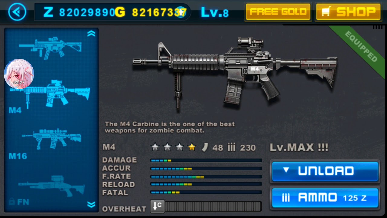 Zombie Frontier 2 - M4 Max Upgraded Vs. Boss - YouTube