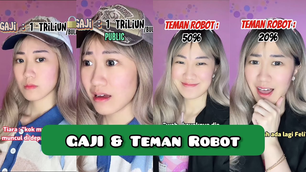 KOMPILASI VIDEO TIKTOK POV FELICIA (GAJI & TEMAN ROBOT) - Feliciatannnn ...