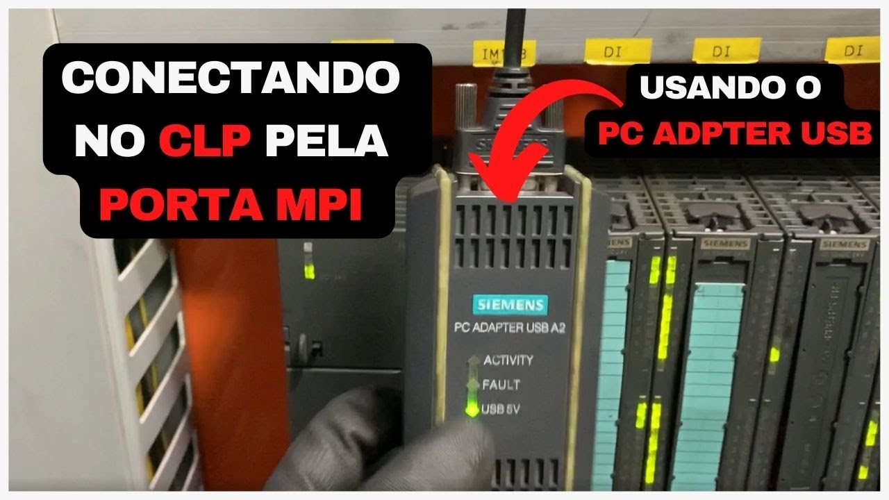 CONECTANDO NO CLP SIEMENS ATRAVÉS DA PORTA MPI USANDO O CABO DE ...