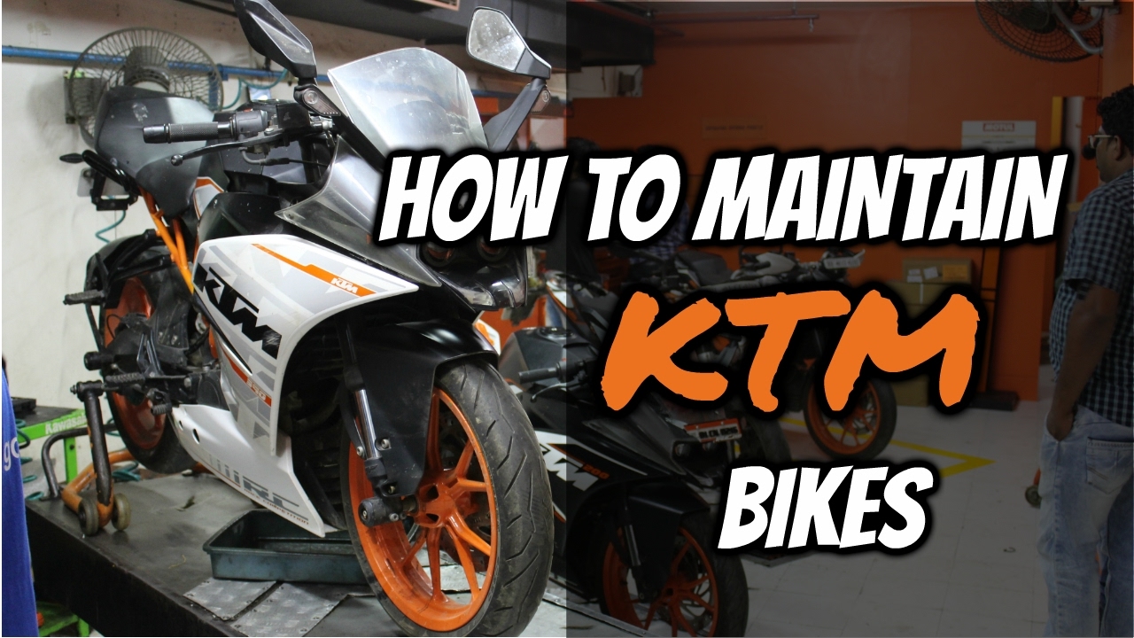 How To Maintain KTM Bikes - YouTube