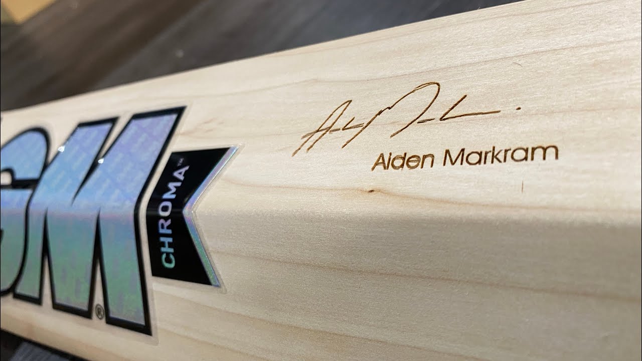 GM Aiden Markram Player Edition in Chroma Cricket Bat Review - YouTube