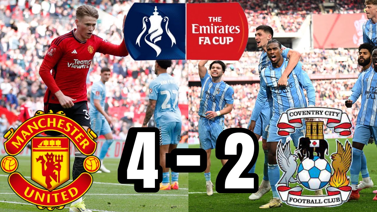 Manchester United vs Coventry [4-2], FA Cup Semi Final - YouTube