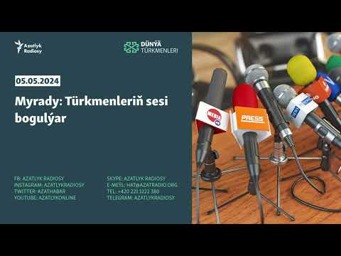 Myrady: Türkmenleriň sesi bogulýar