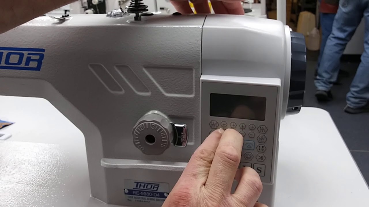 Speed change setting on Thor machine - YouTube