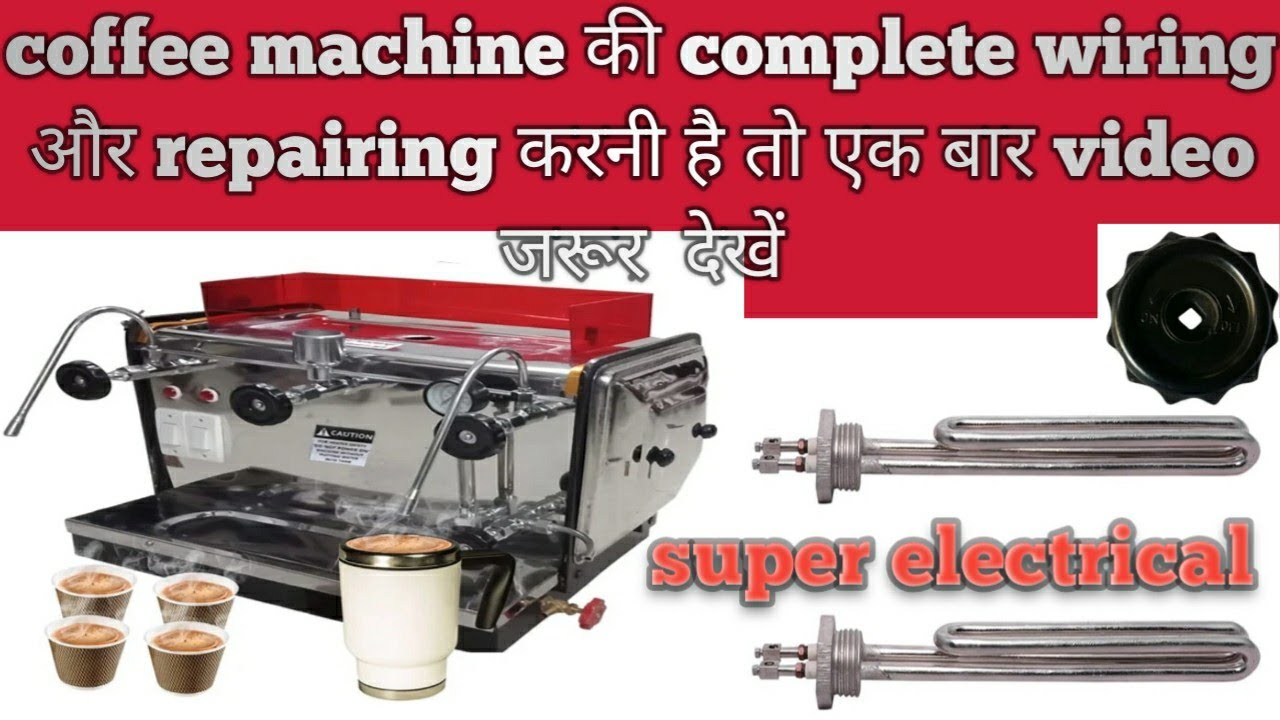 coffee machine all function, wiring, reparing - YouTube