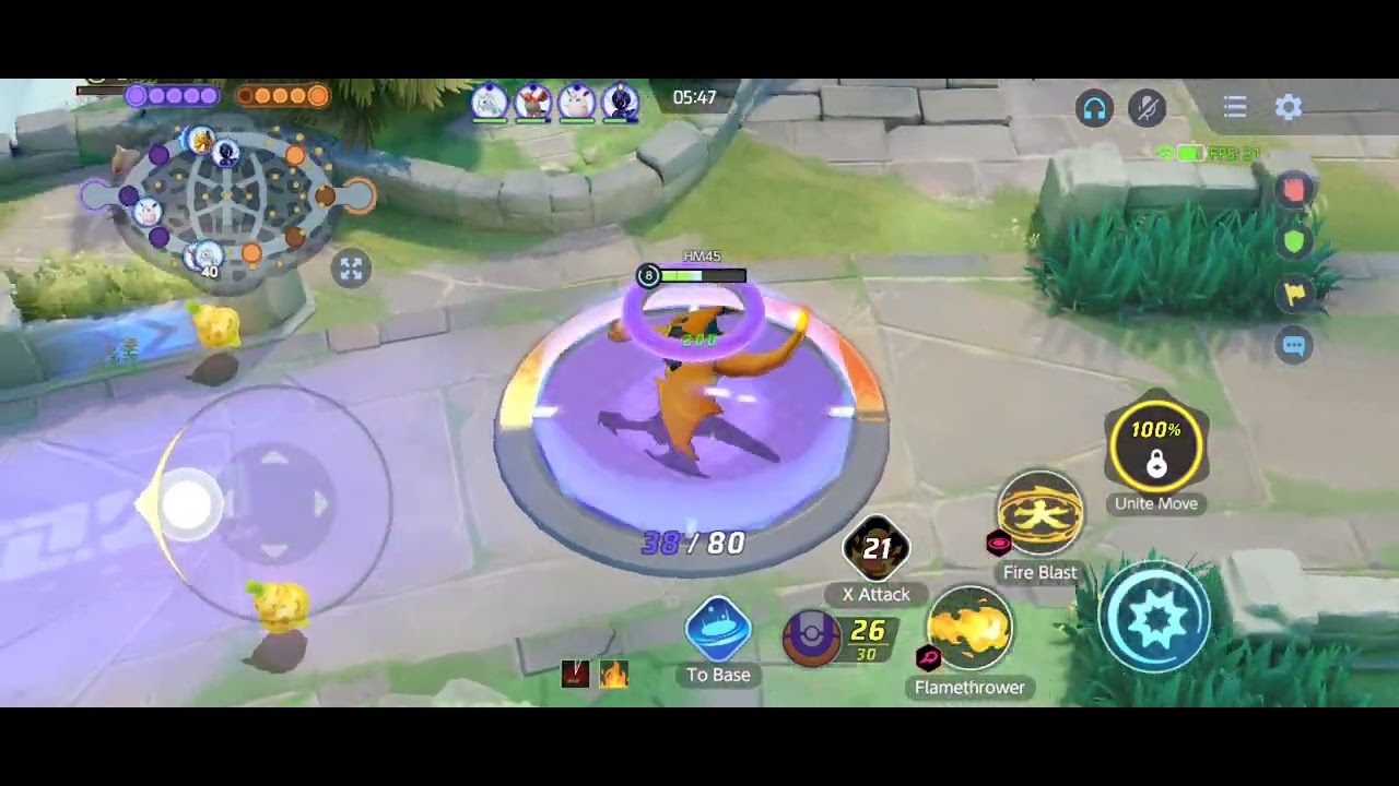 Pokemon Unite! Ranked battle! HM45 Charizard Trainer team loses! 278 ...