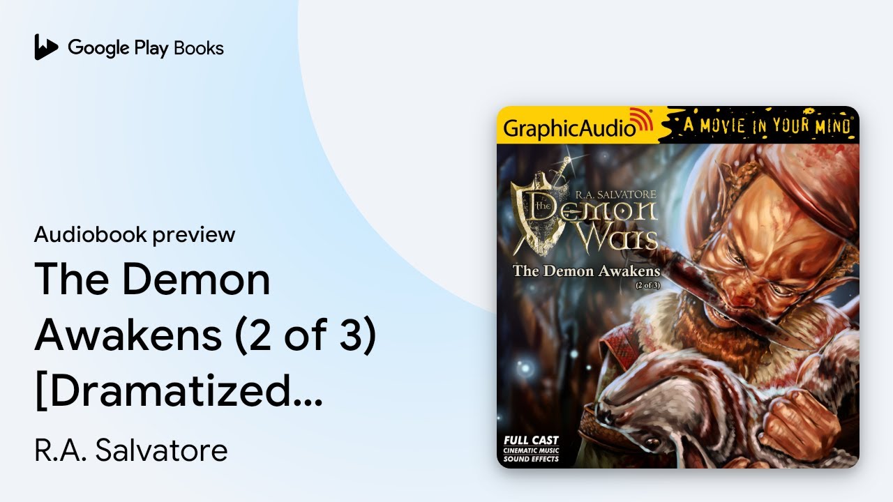 The Demon Awakens (2 of 3) [Dramatized… by R.A. Salvatore · Audiobook ...