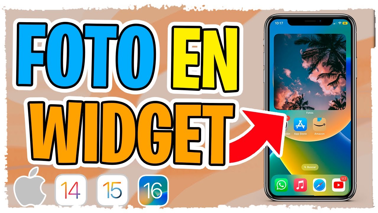 Como Poner Widgets en iPhone con Fotos - YouTube