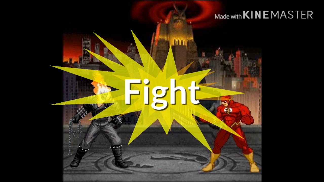 Ghost Rider VS The Flash Sprite Animation - YouTube