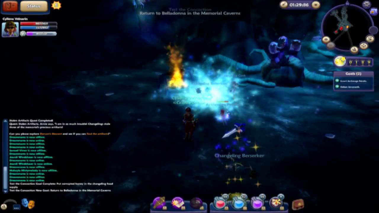 Free Realms - Forgotten Caves as a Warrior (HD) - YouTube