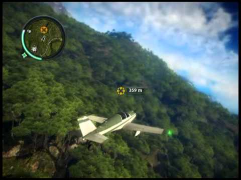 Just Cause 2 landing on a dangerous strip - YouTube