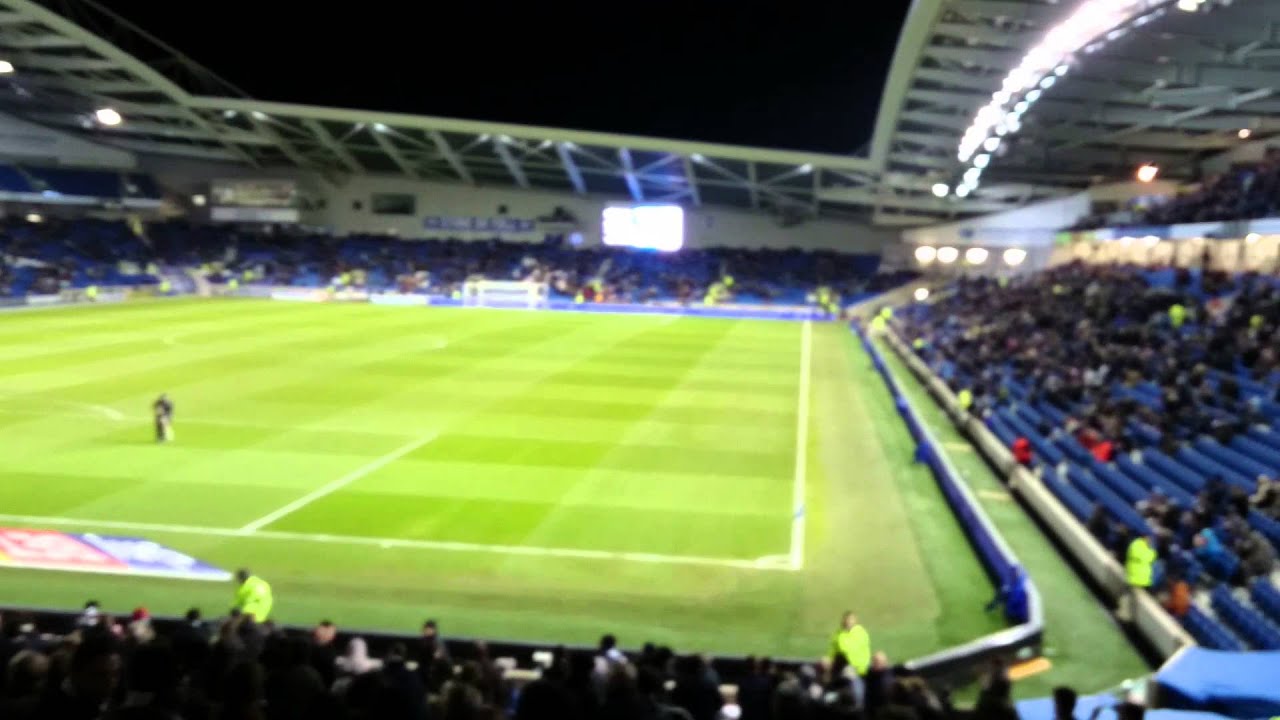 Amex stadium - View from the away end - YouTube