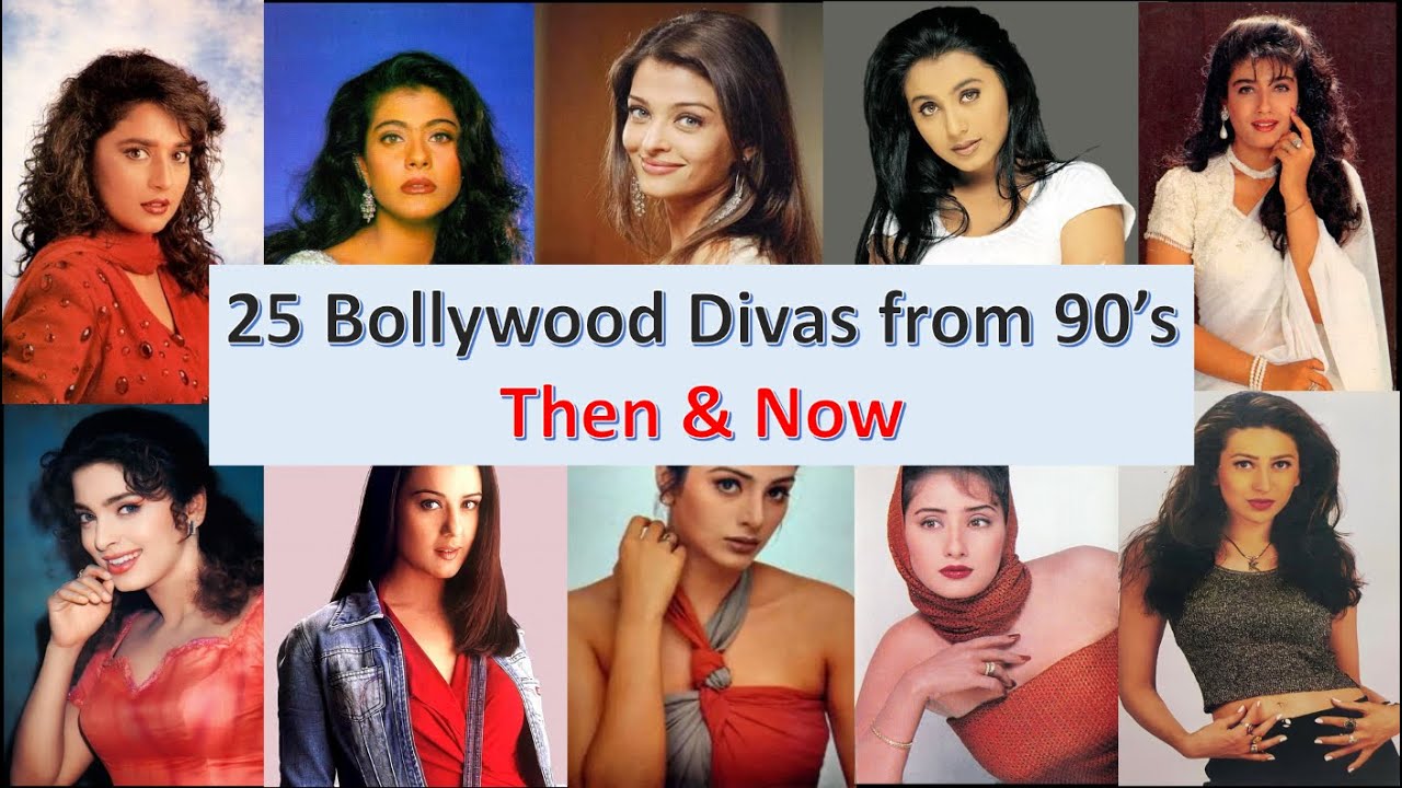 25 Bollywood Divas from 90’s Era – Now & Then / Bollywood Actress /90’s ...