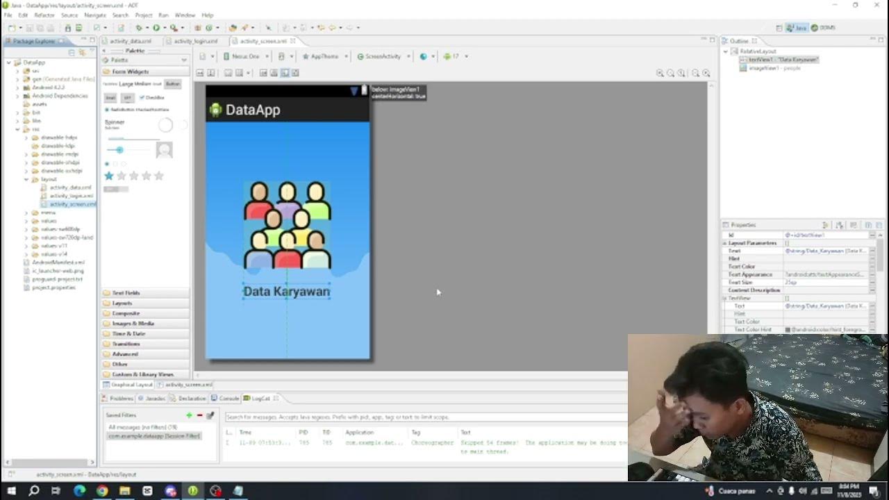 Pembuatan User Interface Aplikasi Android Menggunakan Eclipse | Project UTS PBO 3 - YouTube