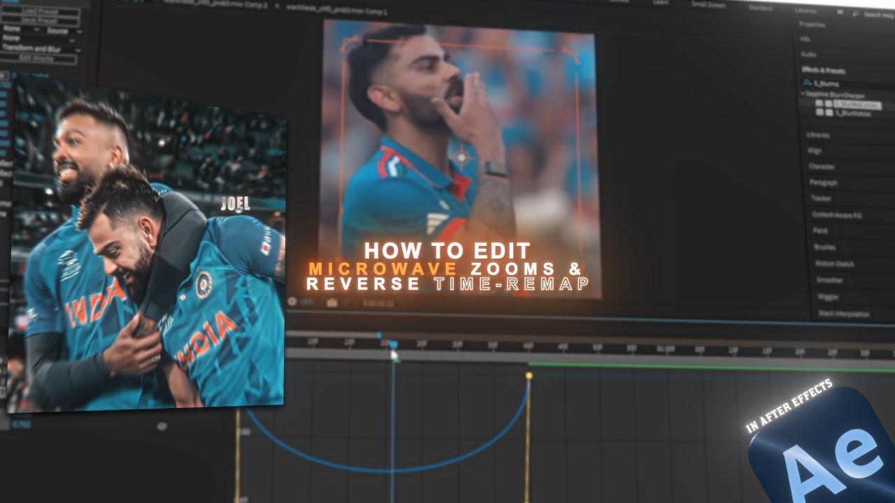 How to make Microwave/Reverse Time-Remap Edit in After Effects | After Effects Tutorial - YouTube