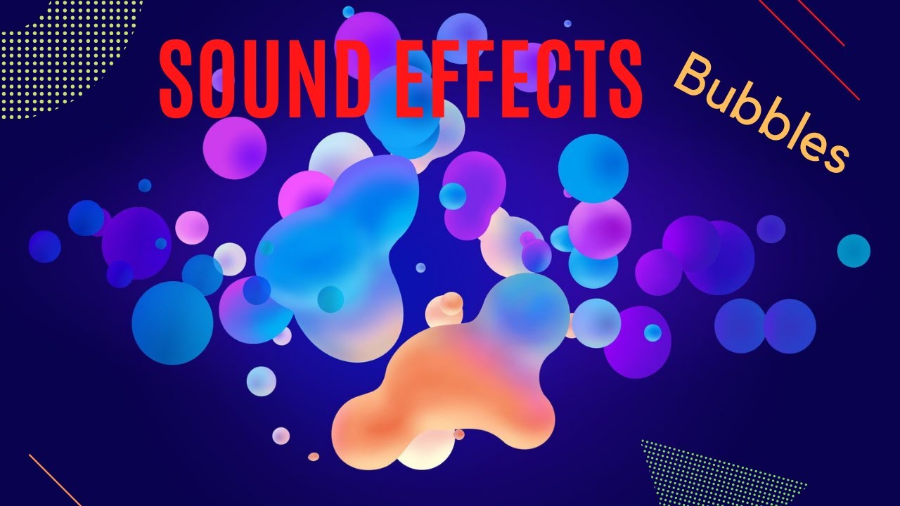 multiple Bubbles sound effects - YouTube
