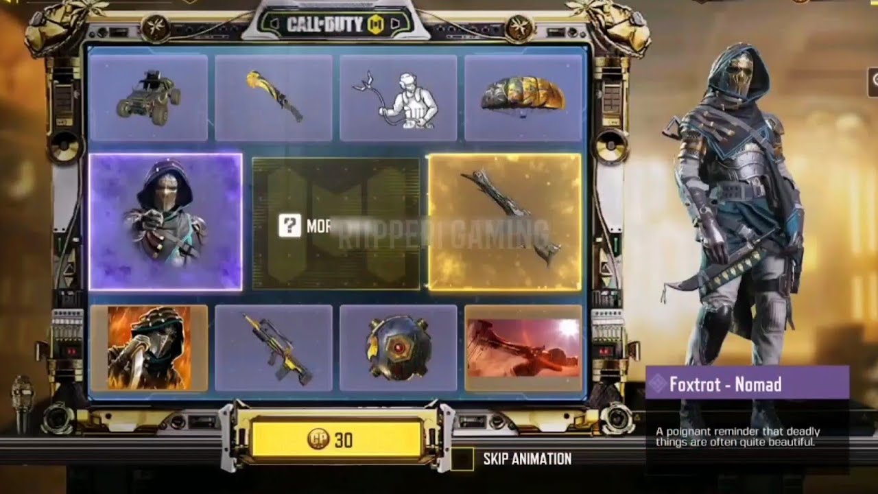 Chromium Iron Lucky Draw | Foxtrot - Nomad | ICR-1 - Sabre Blade | CODM ...