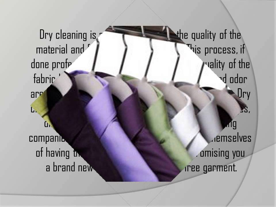Services Offered by Lawrence Dry Cleaners And Its Advantages - YouTube
