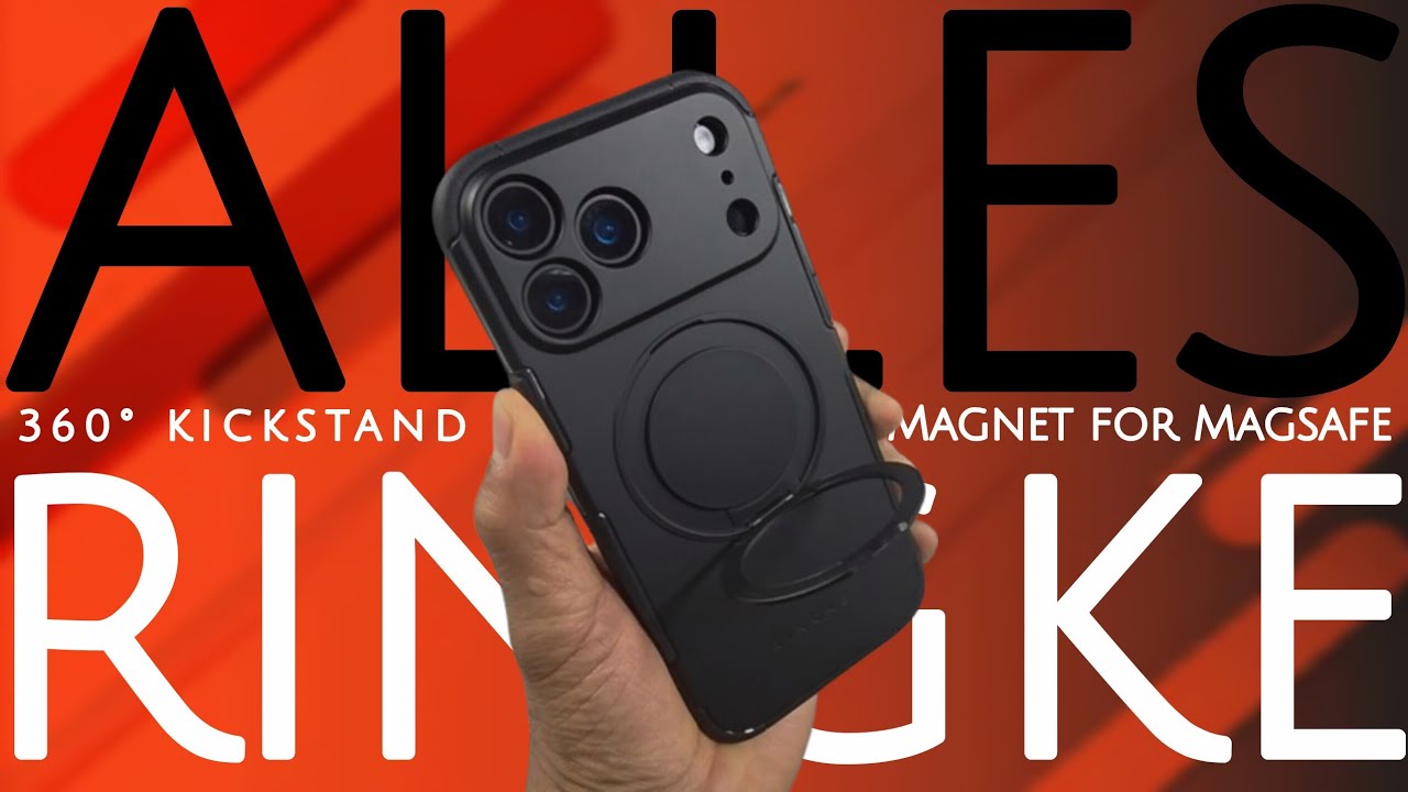 iPhone 17 Pro Max 'Ringke Alles Black w/360° Rotating Kickstand ...