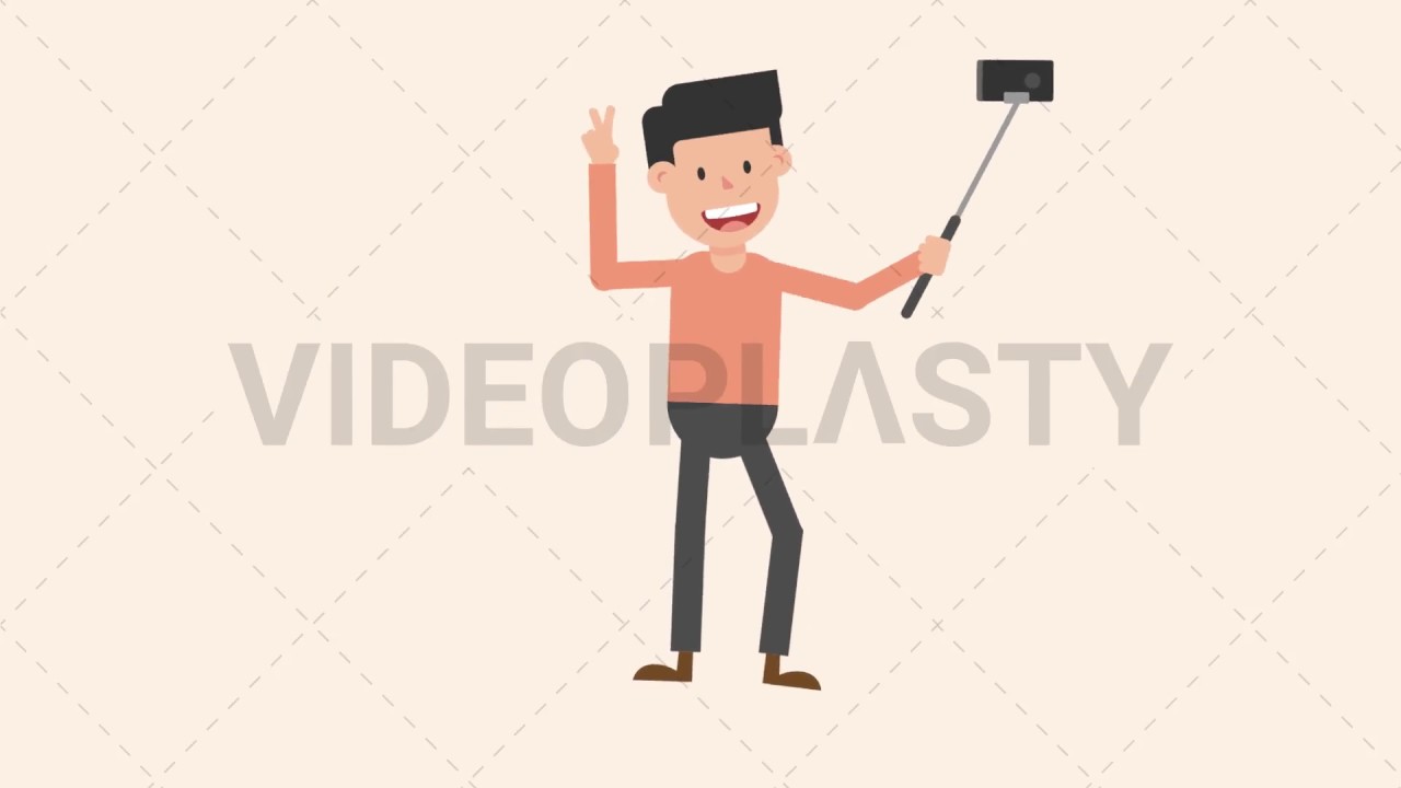 Man Taking a Selfie Animation [MOV & GIF] - YouTube