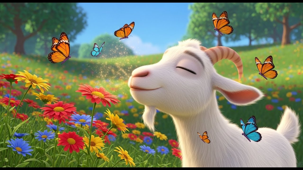 La cabra que cultivó un jardín | Canción infantil de rima - YouTube