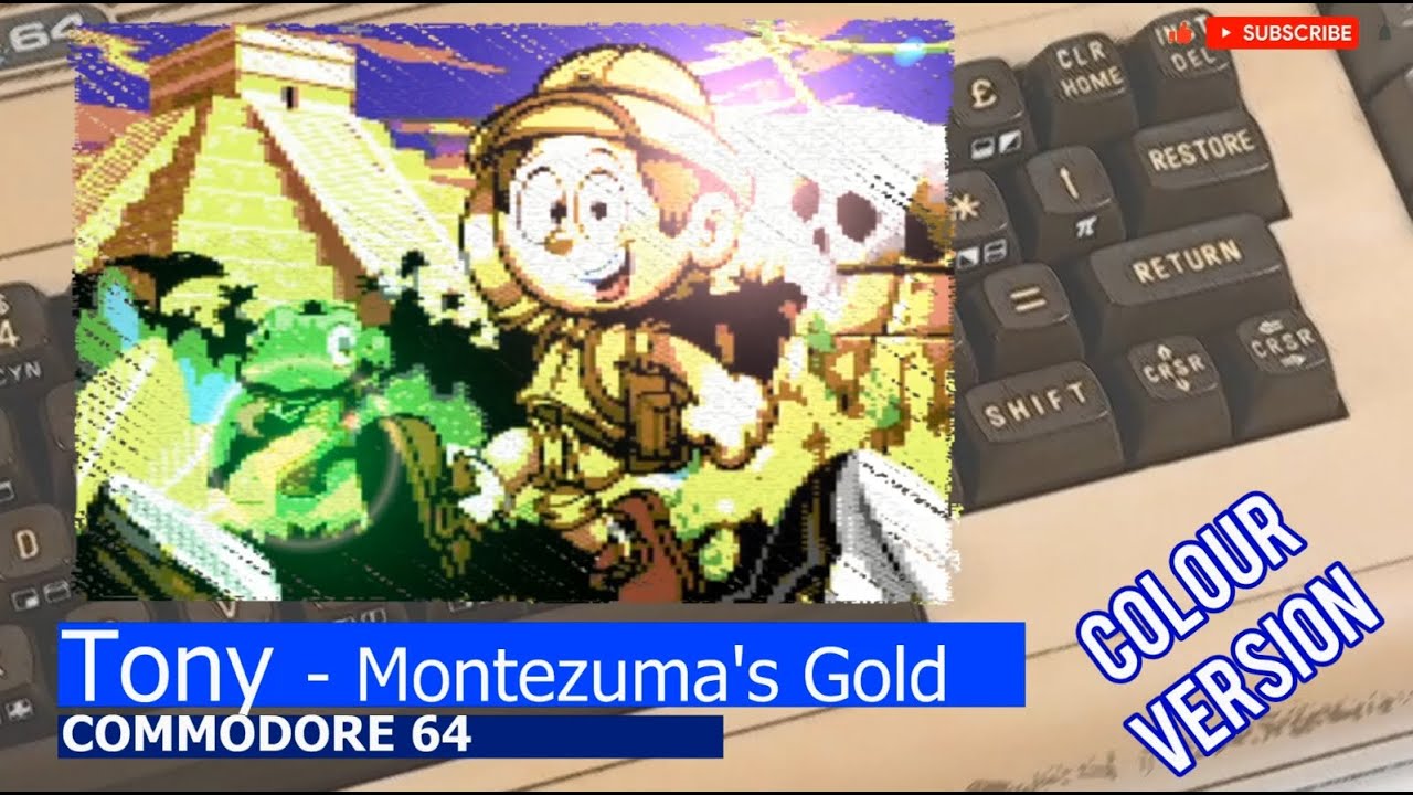 Commodore 64 -=Tony - Montezuma's Gold=- colour version - YouTube