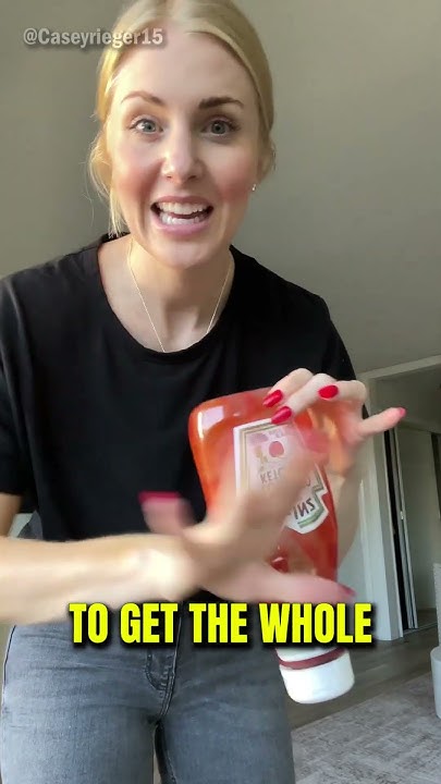 How To Get Ketchup Out Of A Bottle Lifehacks Youtube