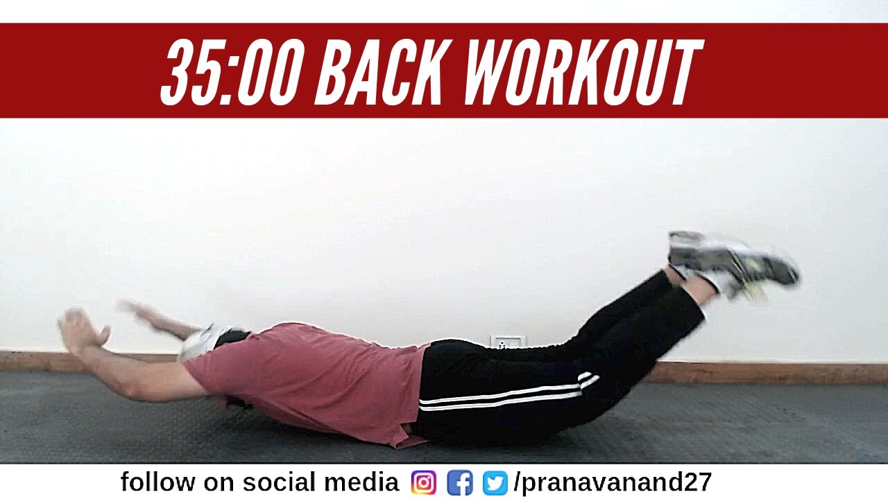 Back Workout at Home | Day 39 - YouTube