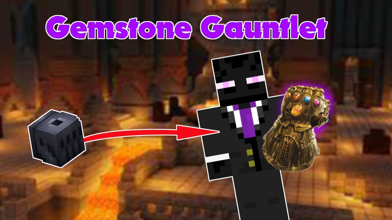 I became THANOS on hypixel Minecraft (Gemstone gauntlet) - YouTube