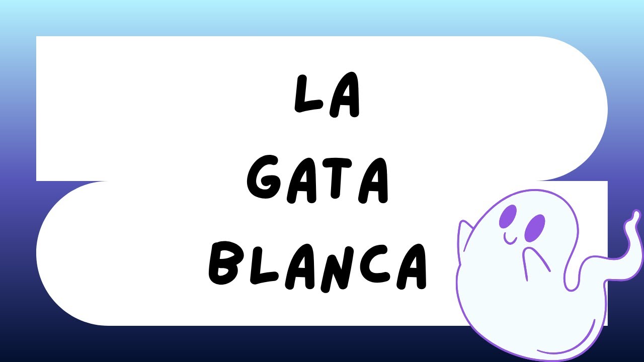 LA GATA BLANCA🐈‍⬛😨😣 (historia de terror) | Ellie Cherry - YouTube