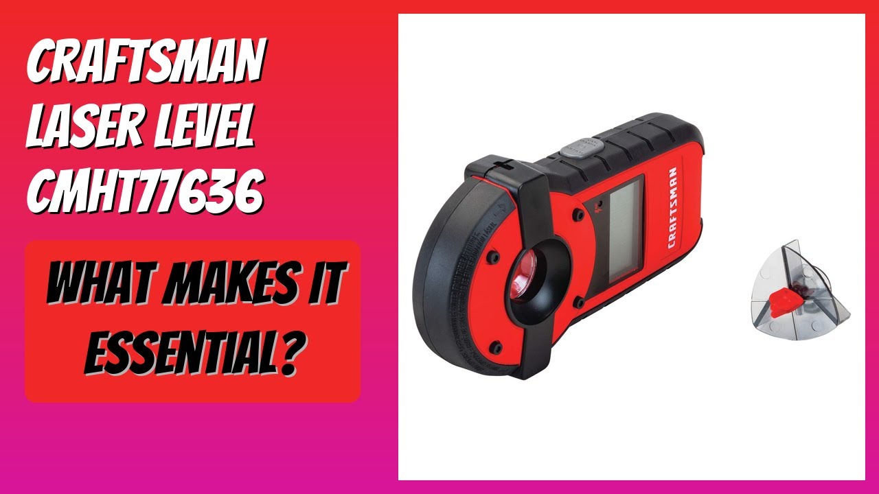 REVIEW (2026): CRAFTSMAN Laser Level CMHT77636. Features - YouTube