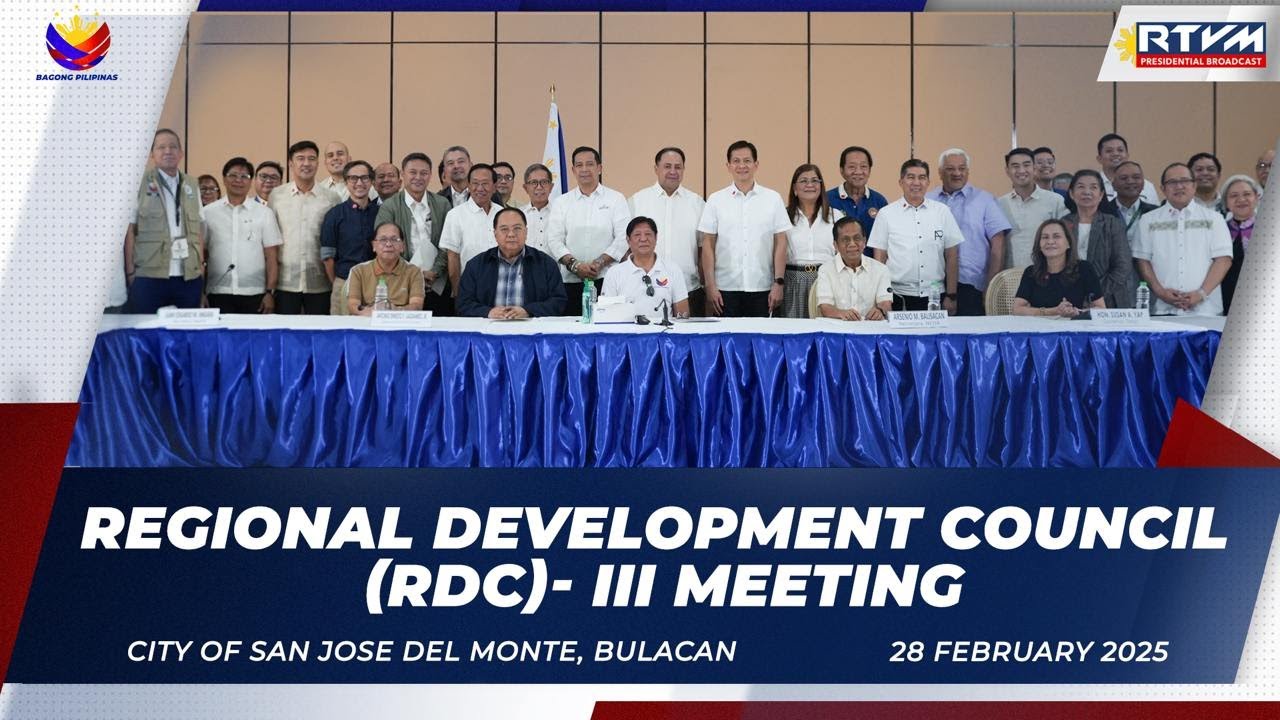 Regional Development Council (RDC) III Meeting - YouTube