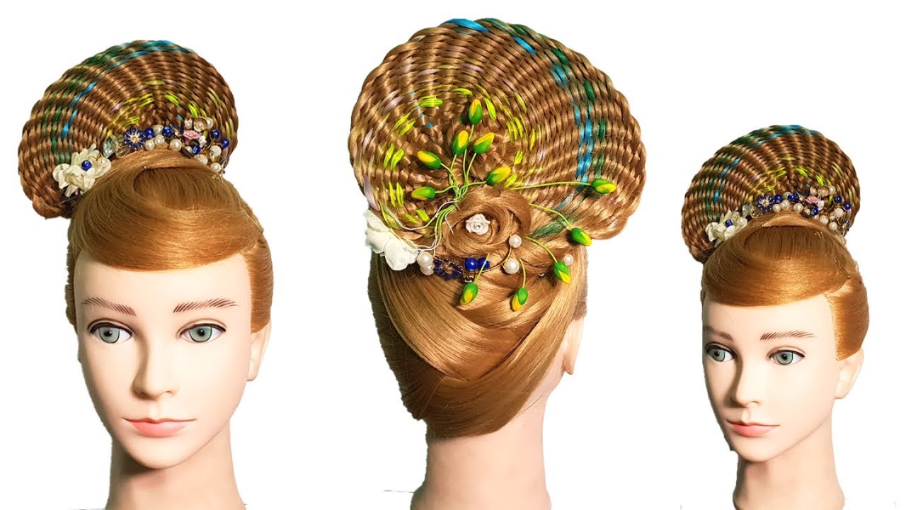 Beautiful Hairstyles for wedding/party 💝🌺 Great shells made by your ...