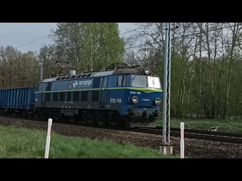 ET22 - 768 z węglem (Strumień) - YouTube