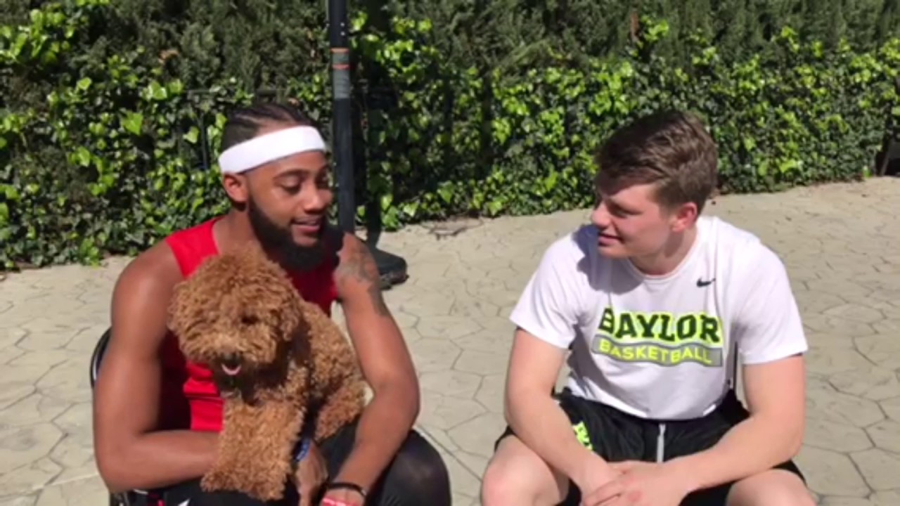 White guys can hoop with @bdotadot5 - YouTube