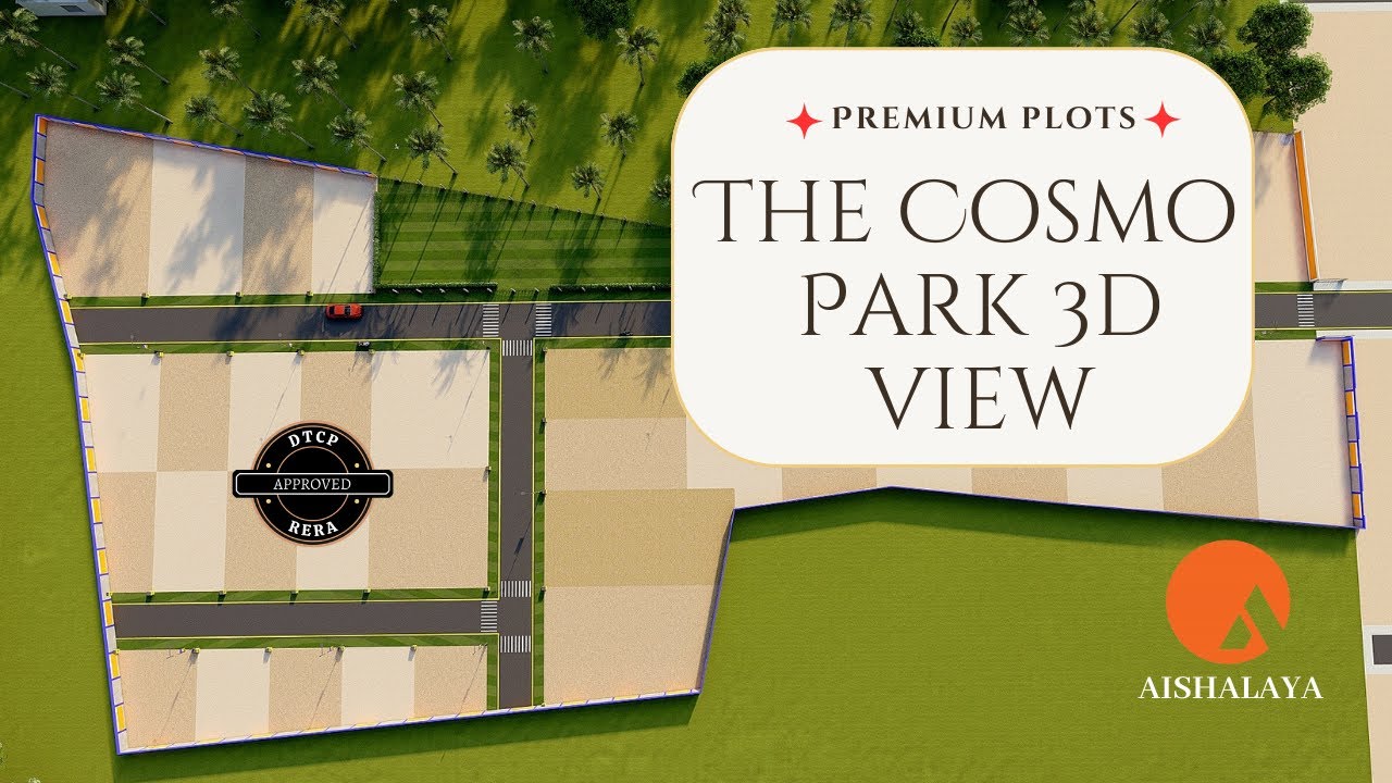 Cosmo Park 3D View | Premium Residential Plots in Trichy | Panjappur ...