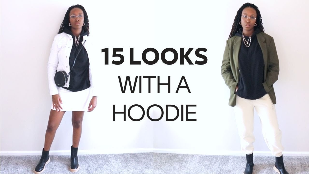 HOW TO STYLE HOODIES | STYLE LOOKBOOK - YouTube