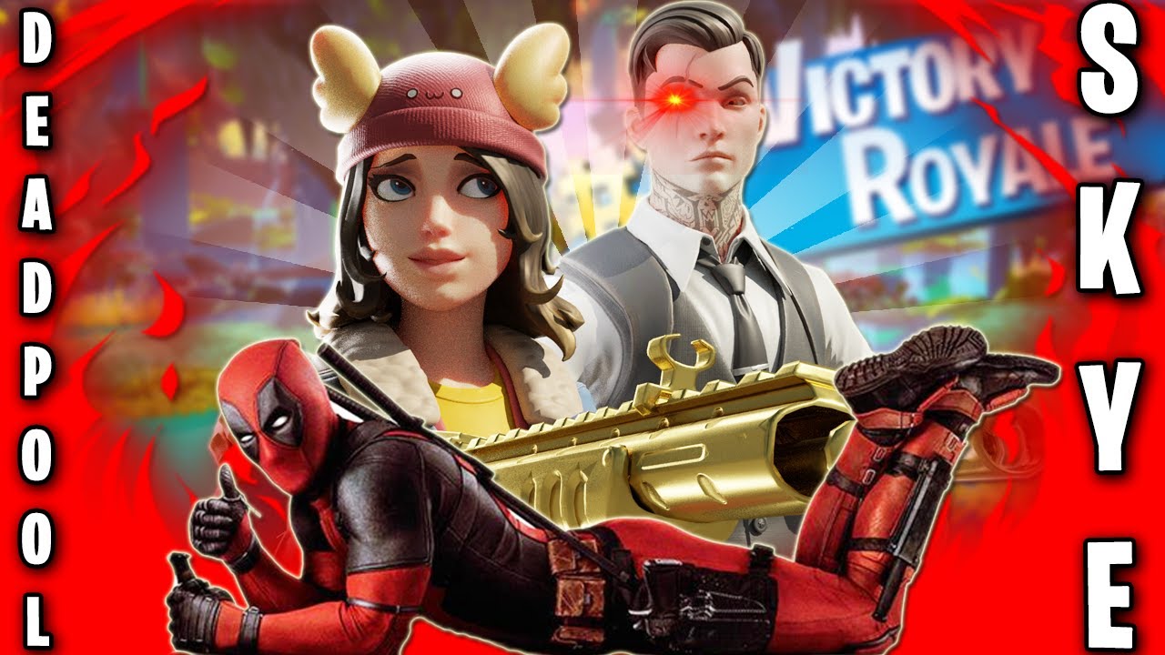 DEADPOOL VS SKYE - Fortnite - YouTube